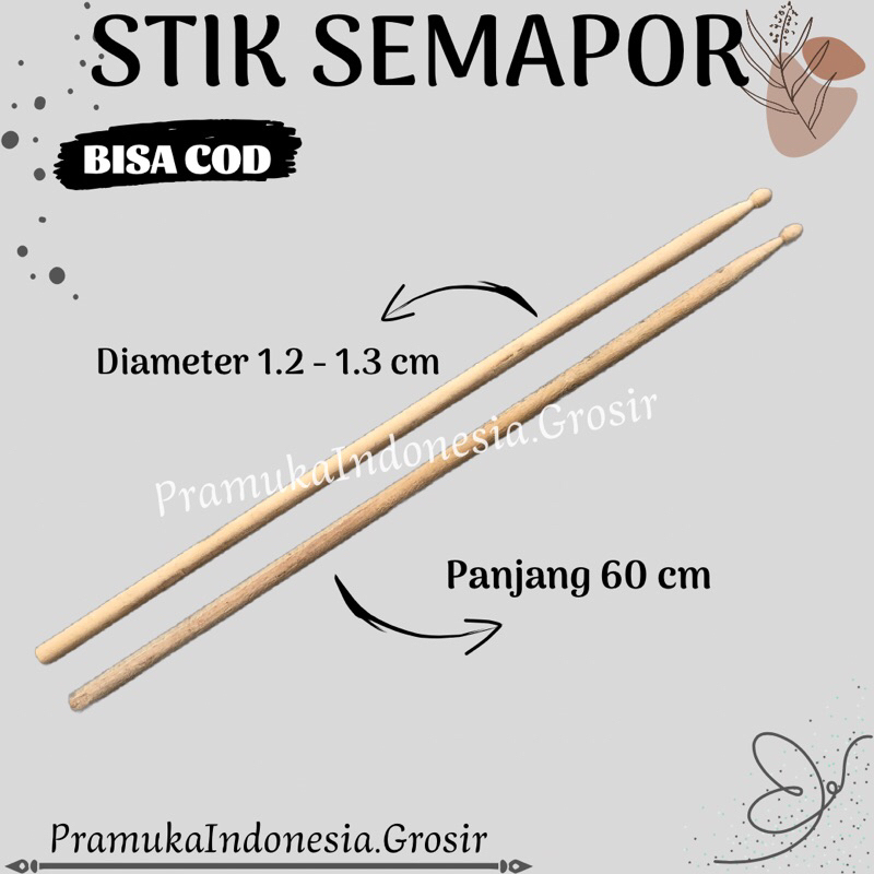 Jual [TERMURAH] TONGKAT SEMAPHORE / STIK SEMAPUR PRAMUKA / BENDERA ...