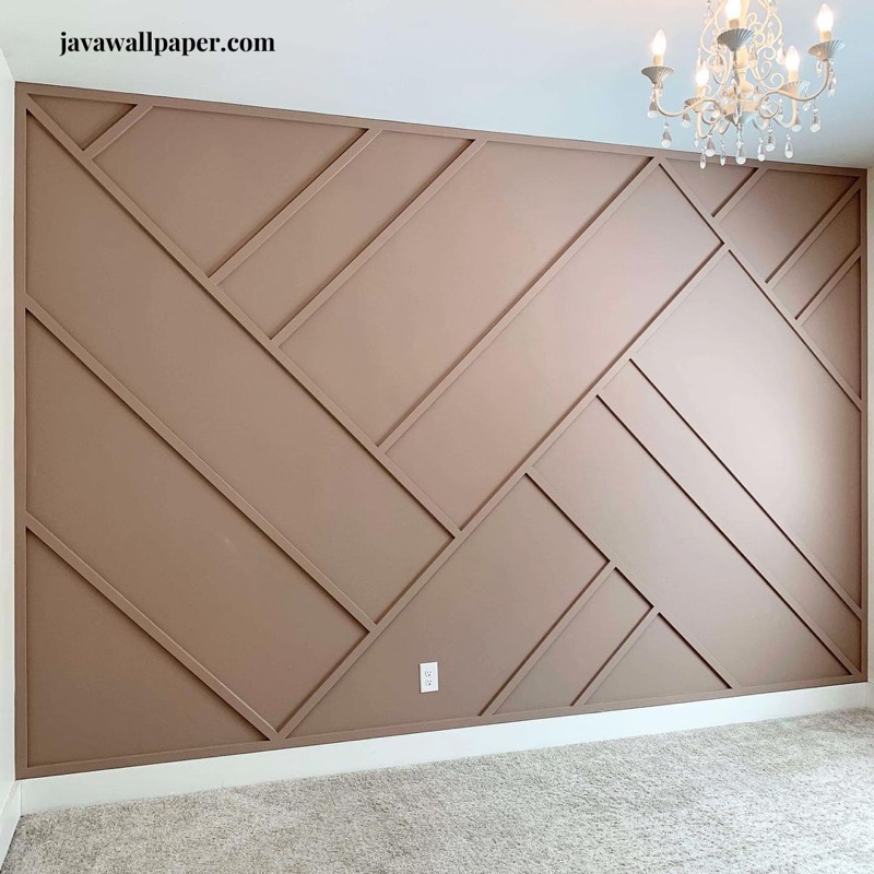 Jual JAVA MOULDING Aksen Wall Batten Lis PADO Kayu WallMoulding Dinding ...