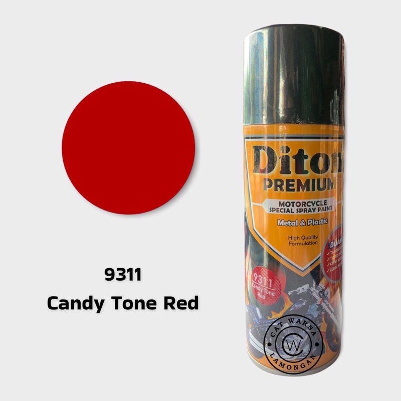 Jual Diton Premium 9311Candy Tone Red | Pylox Cat Semprot Pilok Motor ...
