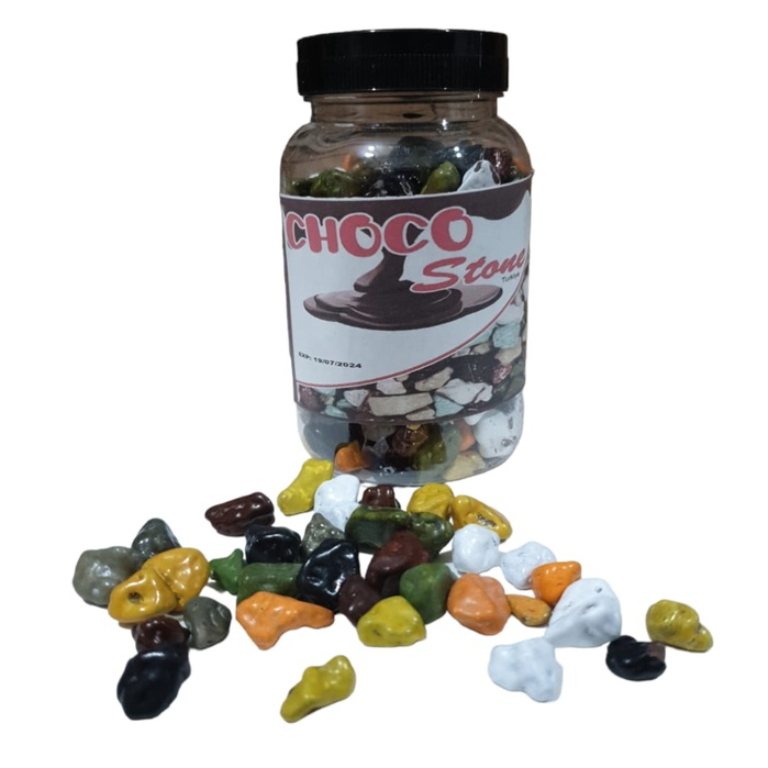 Jual Coklat kerikil 250gr choco stone // KEMASAN BOTOL(exp 2026 ...