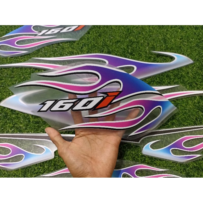 Jual STRIPING TRANSPARANT VARIO NEW 160 2022 MOTIF API | Shopee Indonesia