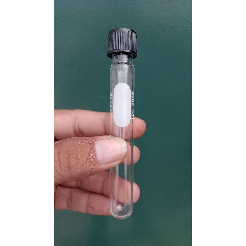 Jual PYREX Test Tube 13x100 with Screw Cap | Tabung Reaksi Tutup Ulir ...