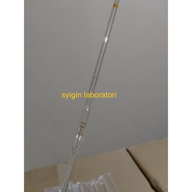 Jual Pipet Volume/ pipet gondok 2 ml PYREX Grad A | Shopee Indonesia