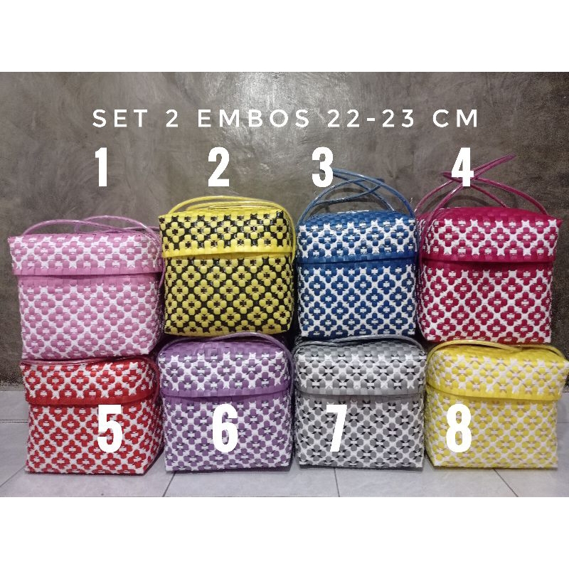 Jual SET KEBEN EMBOSS / TAS KEBEN / SET KEBEN BALI / KEBEN PLASTIK ...