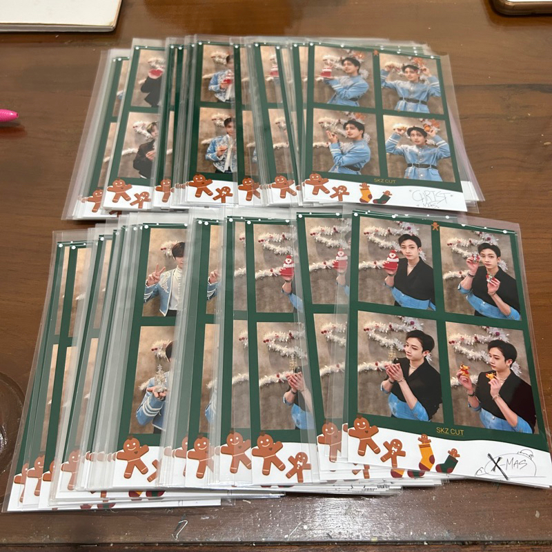 Jual 4cuts christmas ver. stray kids japan fanmade photomatic skz jp ...