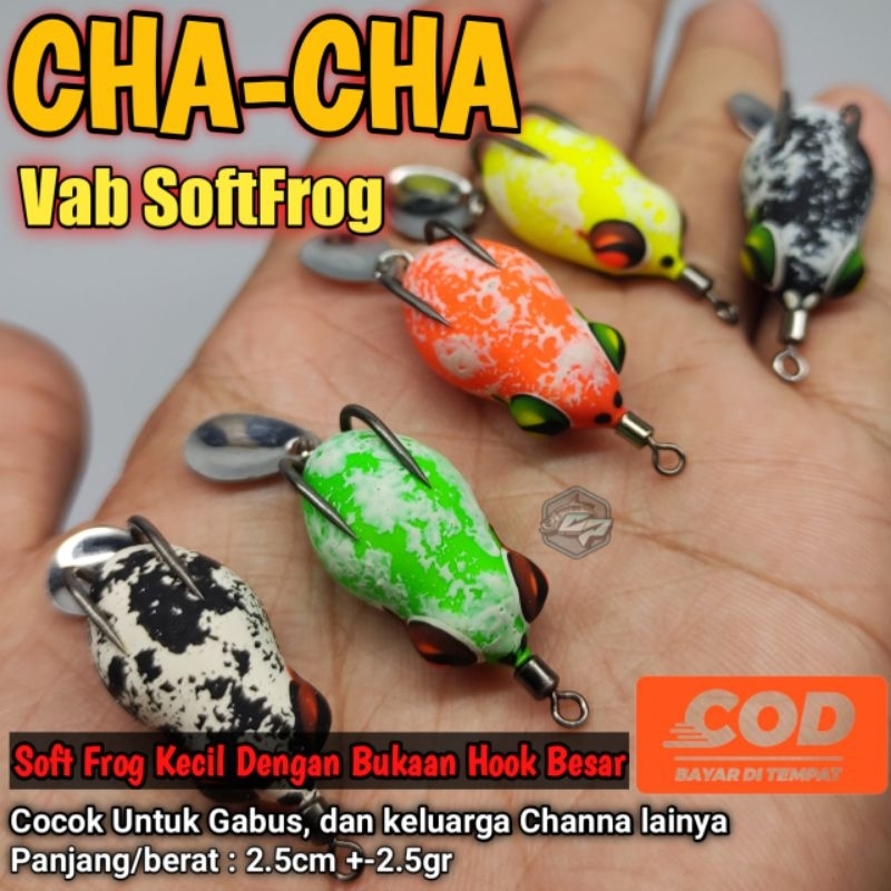 Jual Soft Frog Caca / Soft frog Chacha / Mini Soft Frog / Umpan Casting Gabus / VAB SOFT FROG ...