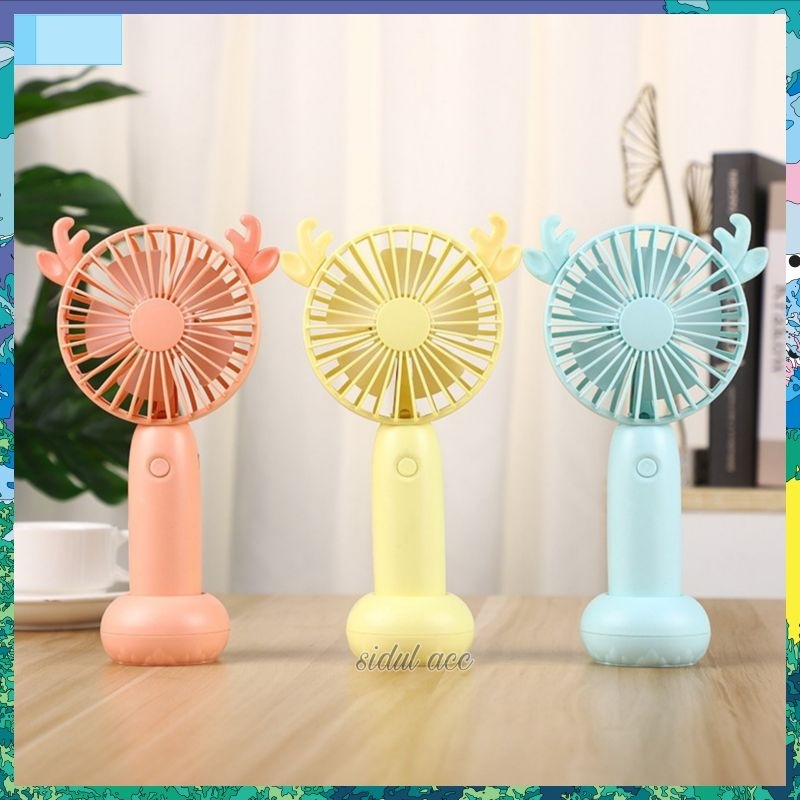 Jual KIPAS ANGIN MINI GENGGAM PORTABLE MODEL KARAKTER / HAND MINI FAN ...