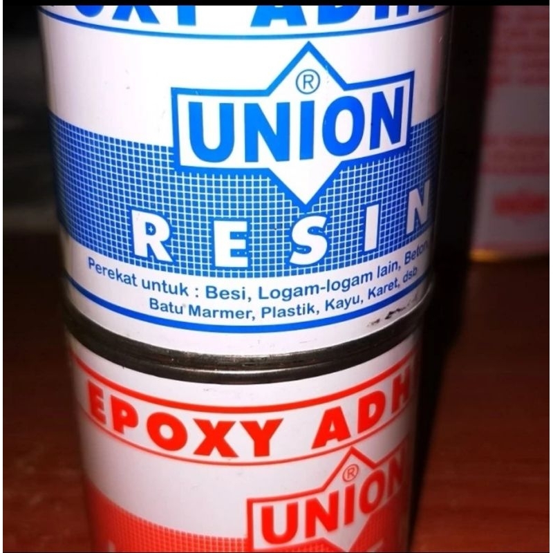 Jual Lem serbaguna Epoxy union berat 400gram per set lem besi kayu ...