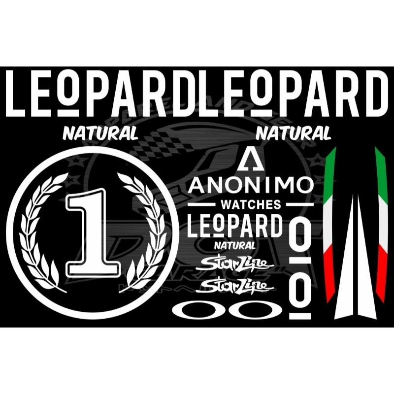 Jual STIKER HELM LEOPARD CUTTING | Shopee Indonesia