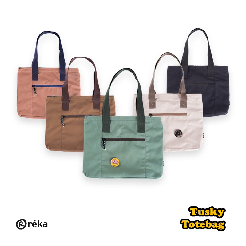 Jual REKA - TUSKY Totebag - Tas totebag pria wanita | Shopee Indonesia