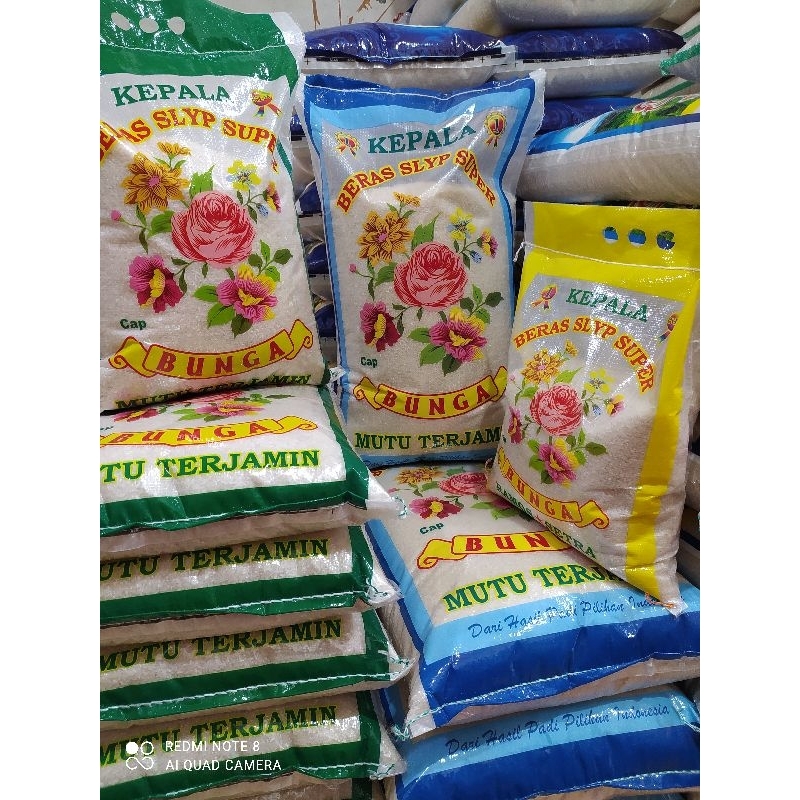 Jual Beras Bunga Super Slyp Premium 5 Kg | Shopee Indonesia
