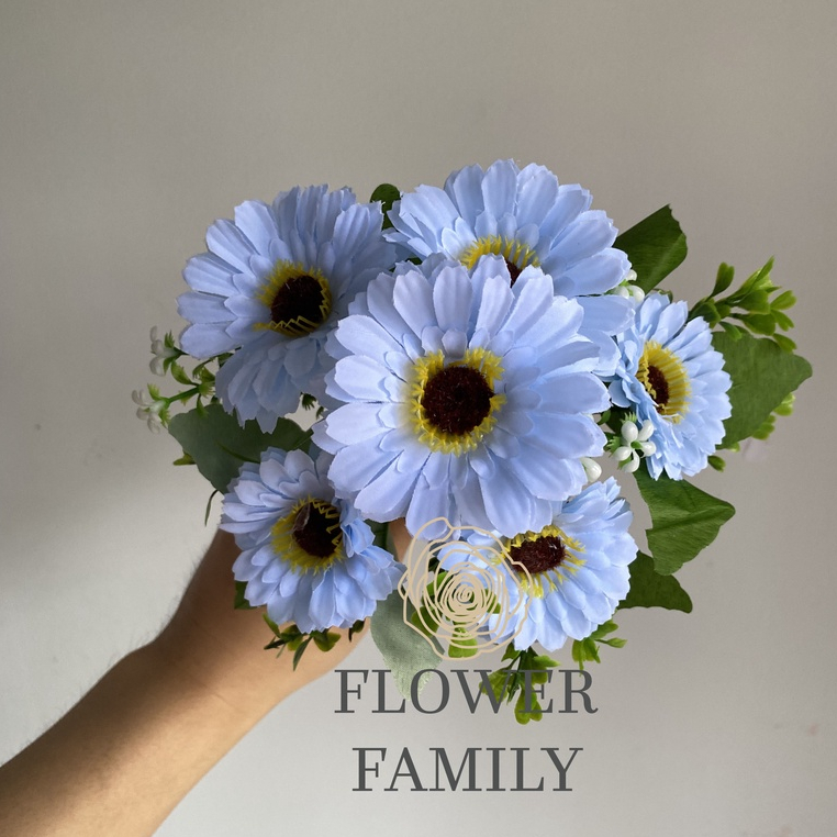 Jual Flower Family - Bunga Garbera Artificial | Bunga Kecil Palsu ...