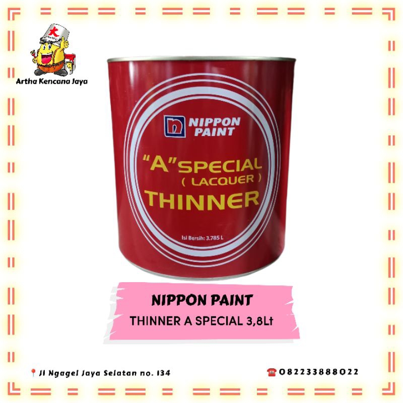 Jual THINNER A SPC by NIPPON PAINT 3.8L | Shopee Indonesia