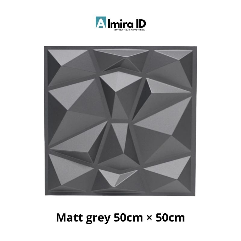Jual [12 Motif] 3D Wallpanel hitam Dinding PVC 50x50 cm Solid panel ...