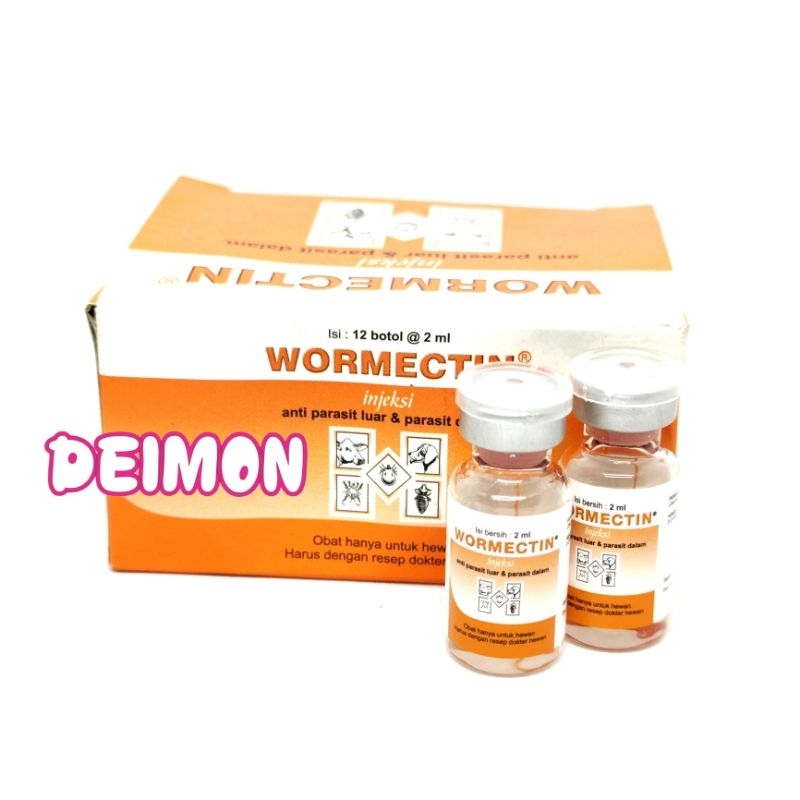 Jual Wormectin 2ml Obat Hewan Anti Jamur Parasit Luar & Parasit Dalam ...
