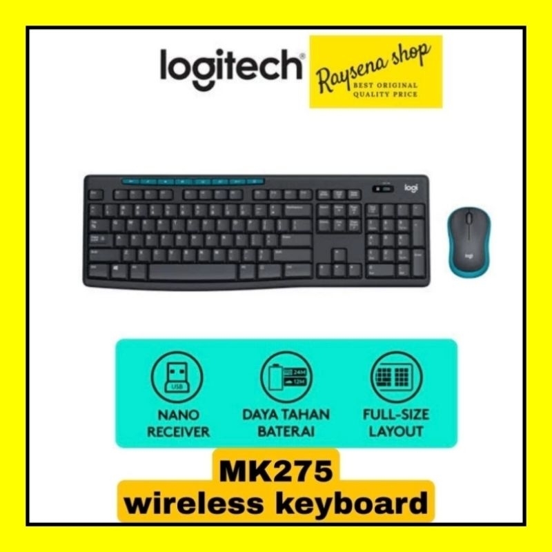Jual Logitech MK275 / MK-275 wireless keyboard | Shopee Indonesia