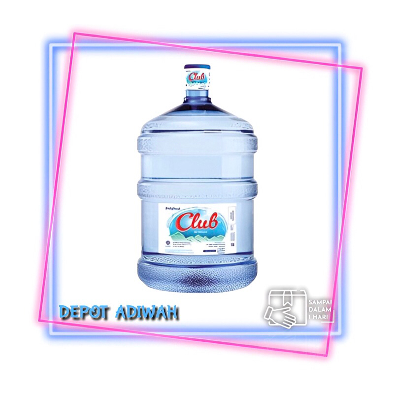 Jual Club galon + isi 19 liter (khusus instant express) | Shopee Indonesia