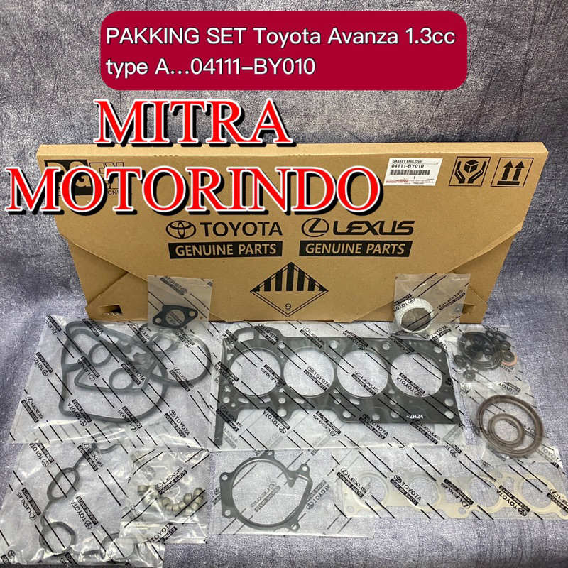 Jual Paking set/gasket engine set Toyota avanza 1.3cc 04111-BY010 | Shopee Indonesia