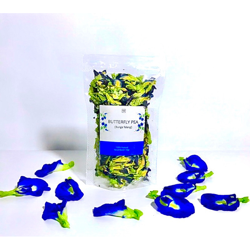 Jual Bunga telang kering (butterfly pea) 10gr | teh biru | dried flower ...