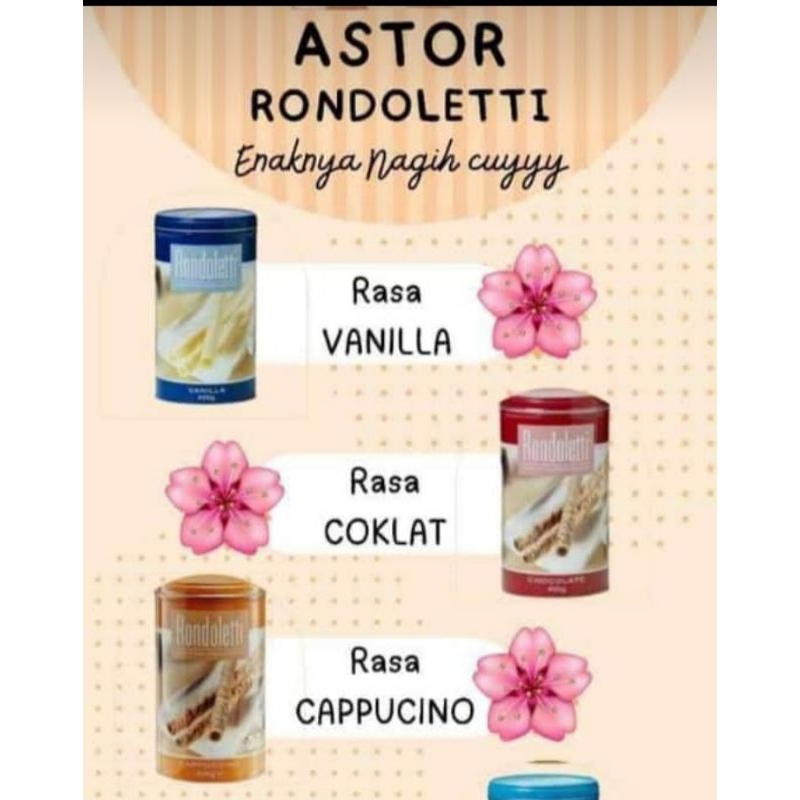 Jual Astor Rondoletti astor sultan | Shopee Indonesia
