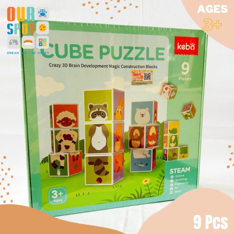 Jual Magnetic Cube Animal series - KEBO | Shopee Indonesia
