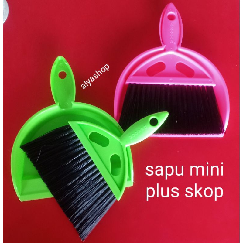 Jual Sapu mini / Sapu Lantai Mini / Sapu mini + skop | Shopee Indonesia