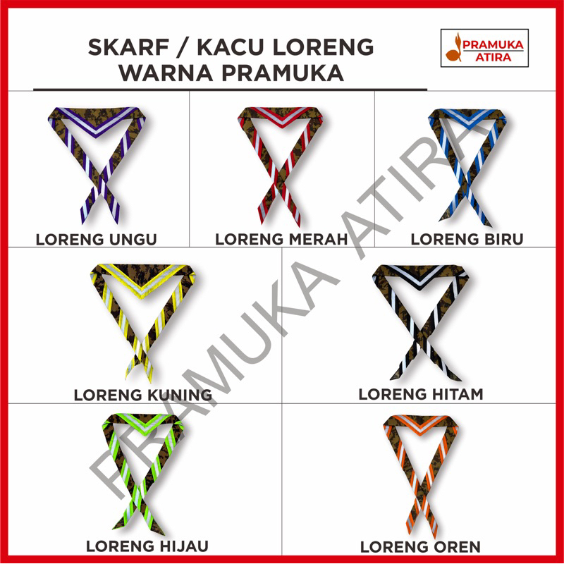 Jual Skraf Loreng Pramuka ( Scotlight/Besinar ) | Shopee Indonesia