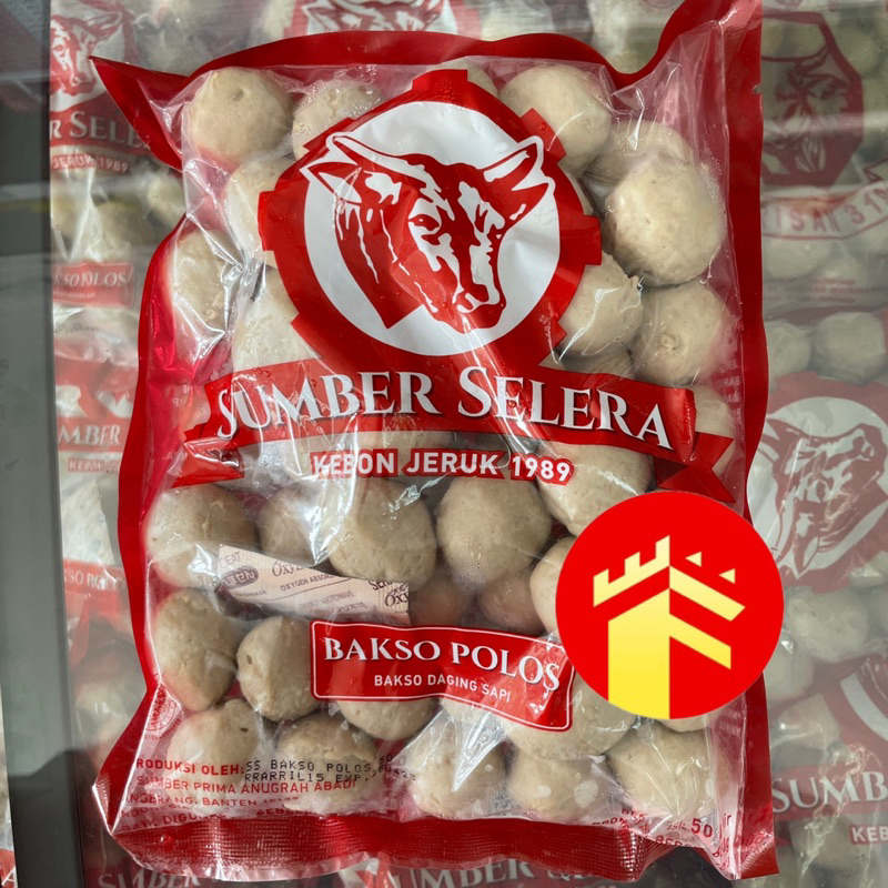 Jual BAKSO SUMBER SELERA POLOS ISI 25 ISI 50 PCS BAKSO SAPI SUMBER ...