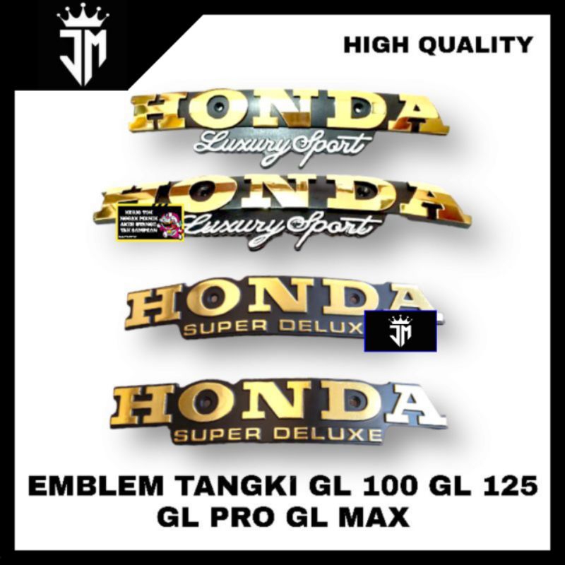 Jual EMBELM TANGKI EMBLEM TENGKI HONDA GL100 GL 125 EMBLEM TANGKI HONDA ...