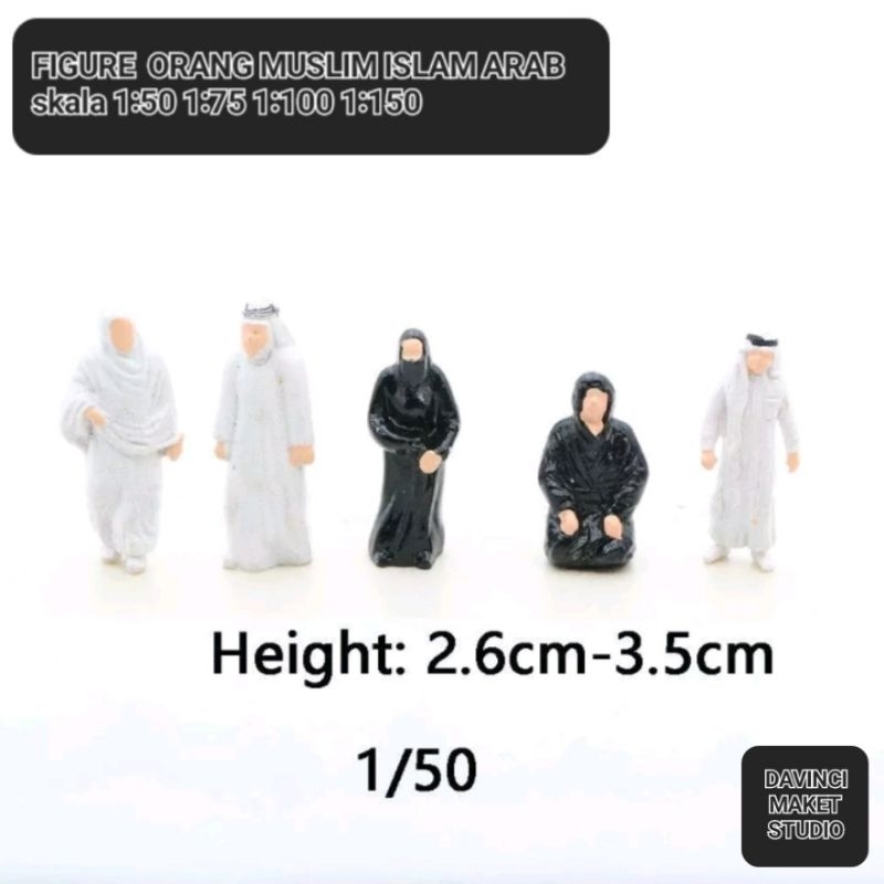 Jual Miniatur Manusia Orang Islam Muslim Arab Maket Diorama - Islamic ...