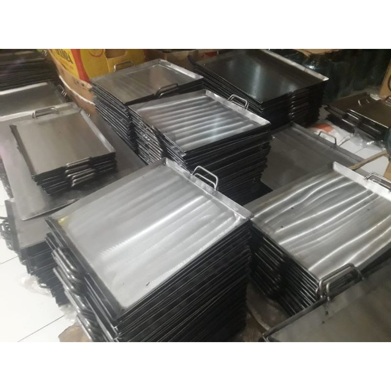 Jual Wajan roti bakar dan kebab, plat besi tebal 3mm | Shopee Indonesia