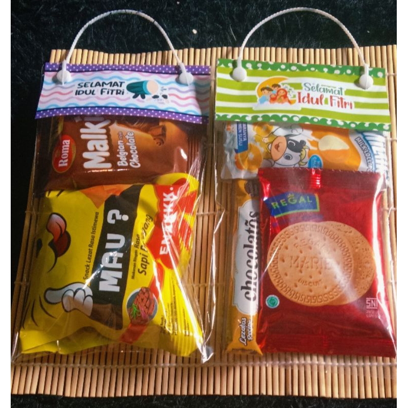 Jual BUNGKUS PARCEL MINI LEBARAN / PLASTIK SNACK LEBARAN / AMPLOP ...