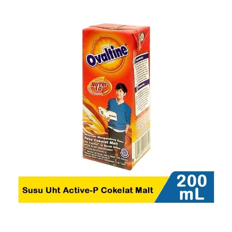 Jual OVALTINE UHT CHOCOLATE MILK 200ML | Shopee Indonesia