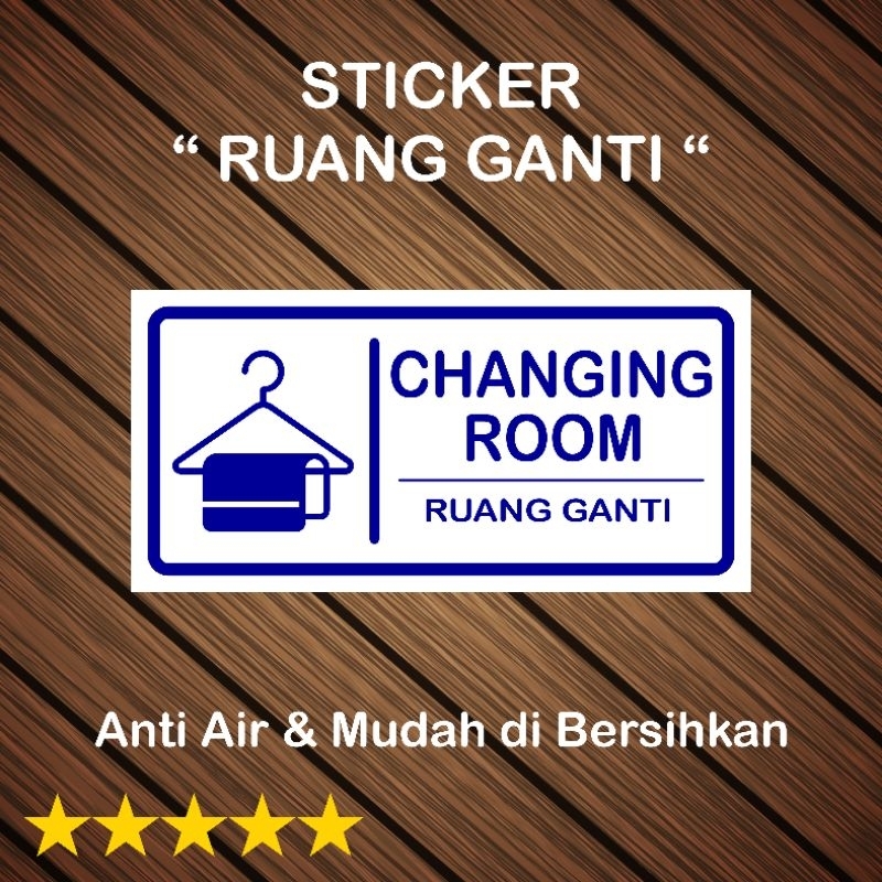 Jual STIKER RUANG GANTI STIKER KAMAR PAS Sticker Ruang Ganti Baju ...