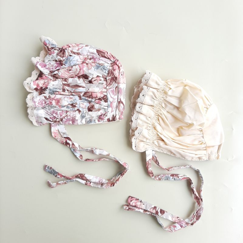 Jual BONNET BAYI VINTAGE | TOPI BONNET | Shopee Indonesia