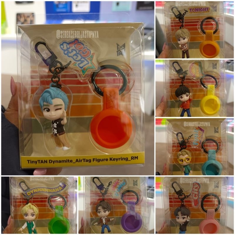 Jual BTS TinyTAN Dynamite AirTag Figure Keyring FROM KOREA/bts/tinytanbts | Shopee Indonesia