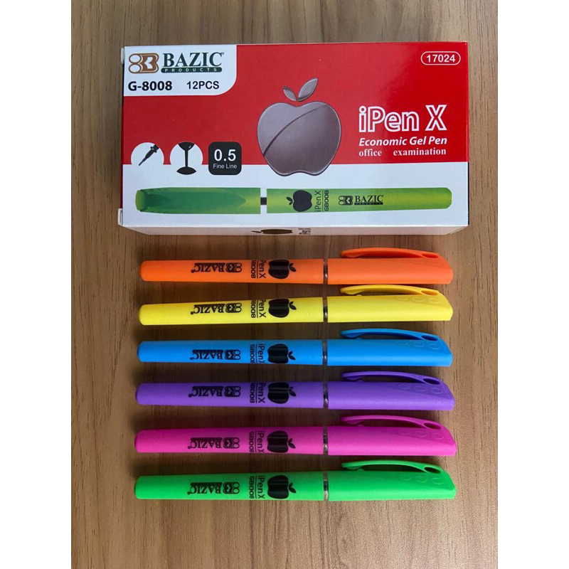 Jual PULPEN CAIR / GEL IPEN X BASIC PRODUCTS G-8008 (ISI 12) | Shopee ...
