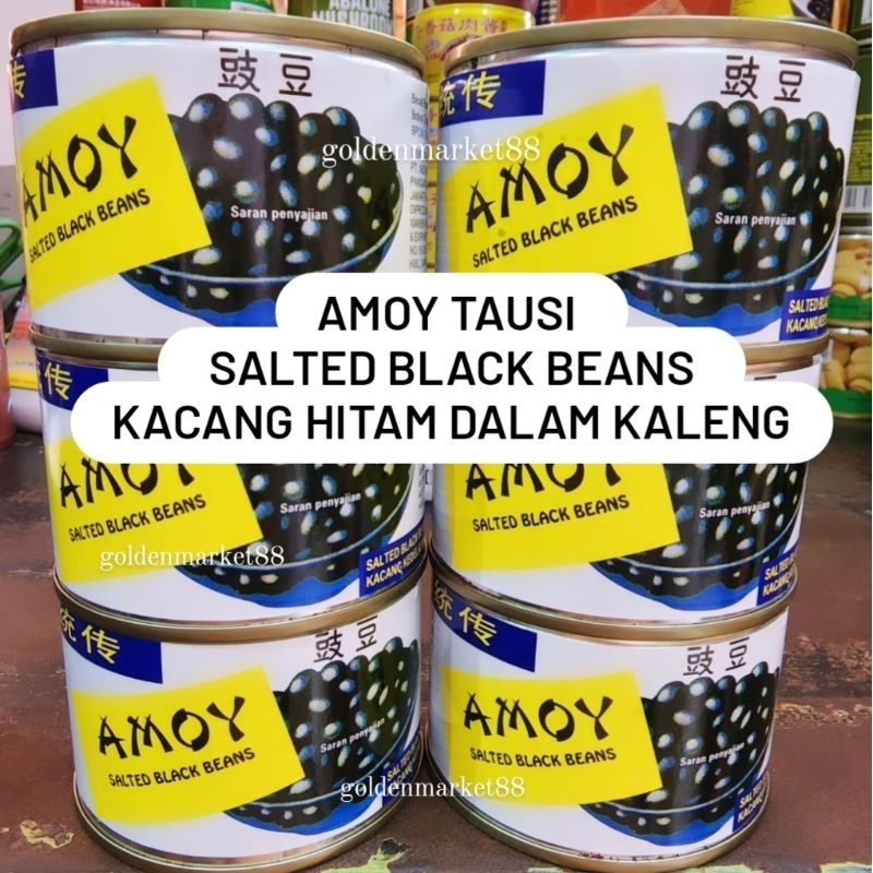 Jual TAUSI KALENG SALTED BLACK BEANS KACANG KEDELAI HITAM DALAM KALENG ...