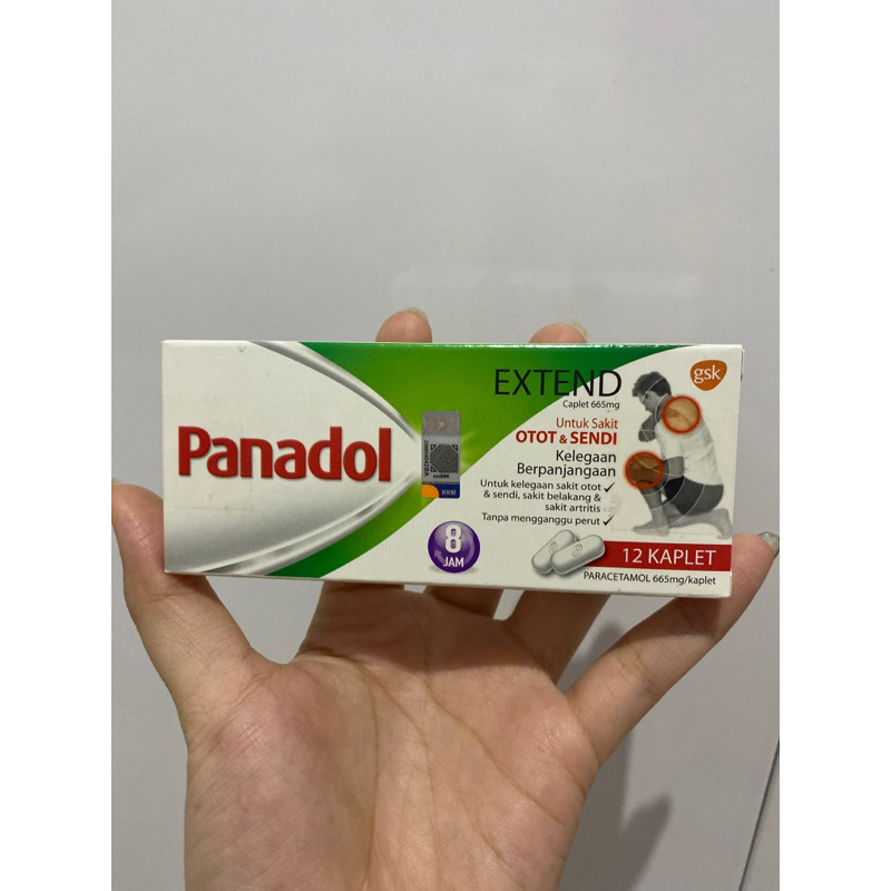 Jual PANADOL EXTEND FOR MUSCLE & JOINT PAIN UNTUK NYERI OTOT DAN SENDI ...