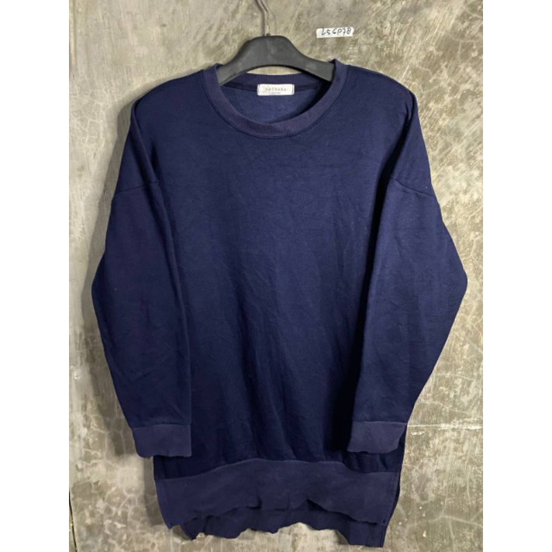 Jual .CREWNECK SWEATER BRAND HEIBABA WARNA BIRU NAVY WARNA PEKAT BASIC ...
