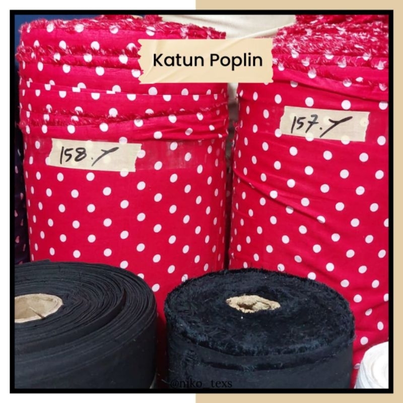 Jual BAHAN KAIN Katun Poplin Motif Garment / Cotton Poplin Motif ...
