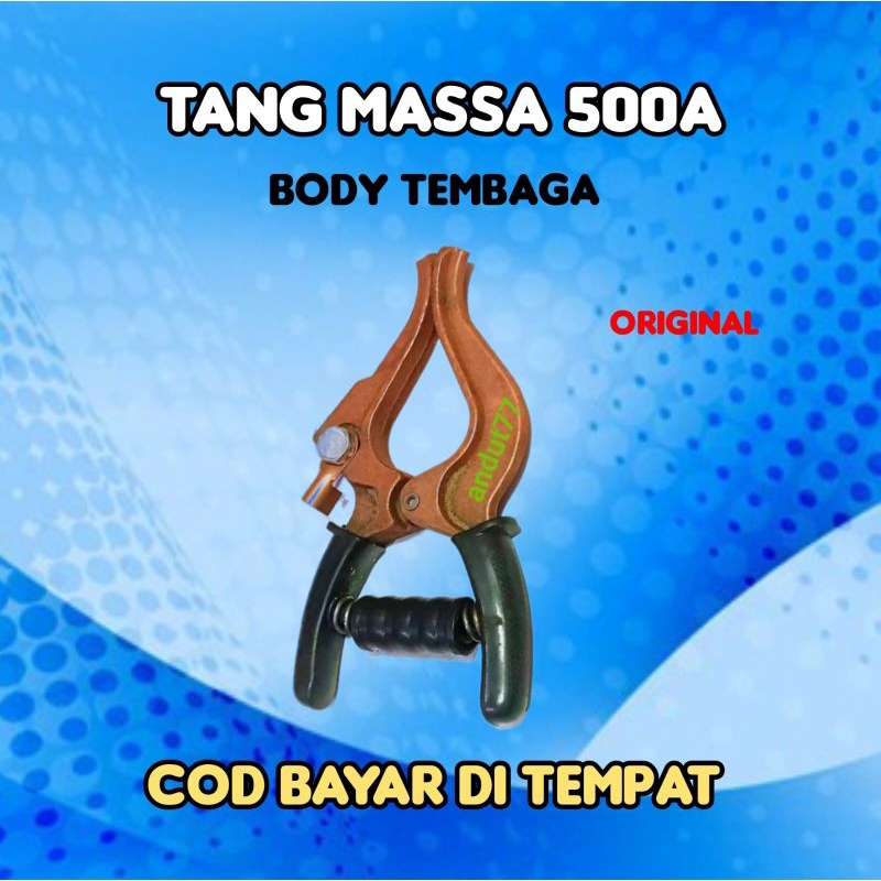 Jual Tang massa las listrik 500A tembaga | stang jepit clamp masa ...