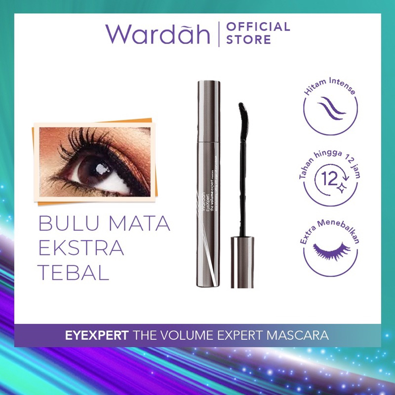 Jual Wardah EyeXpert The Volume Expert Mascara - Mascara Waterproof ...