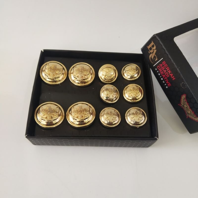 Jual Kancing PDU Garuda Gold Exclusive Bac Atribut | Shopee Indonesia