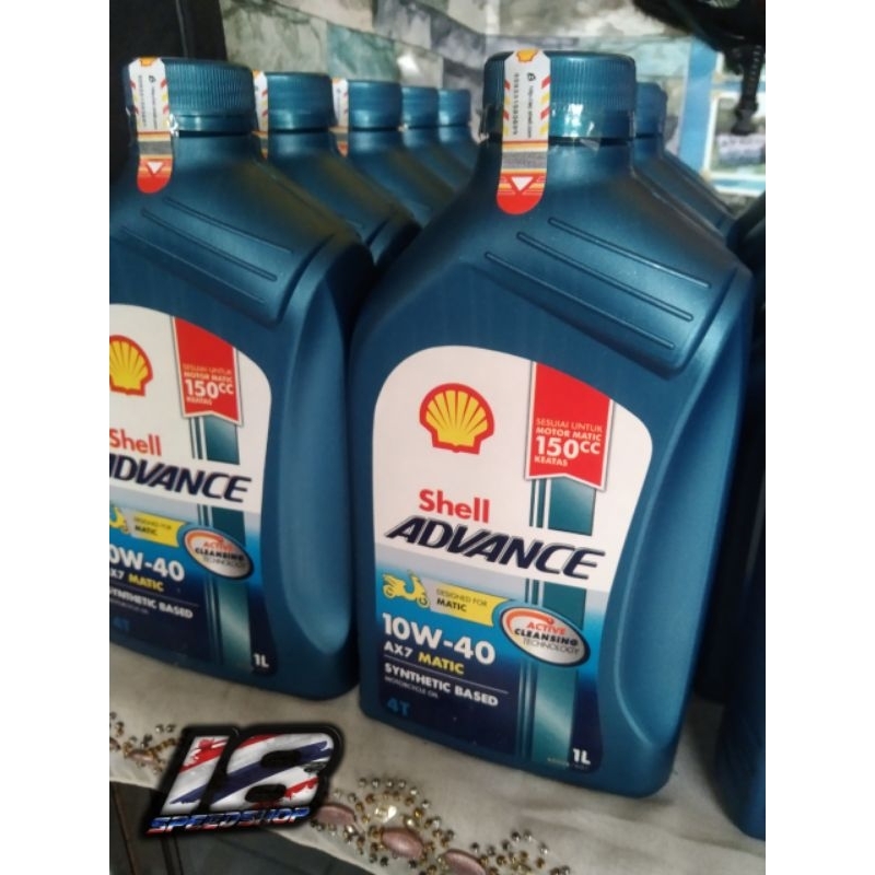 Jual Oli Shell advance AX7 matic 1 liter | Shopee Indonesia