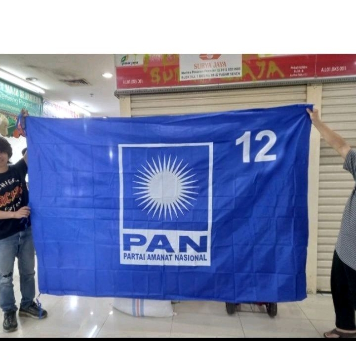 Jual bendera partai pan 150 x 225 | Shopee Indonesia
