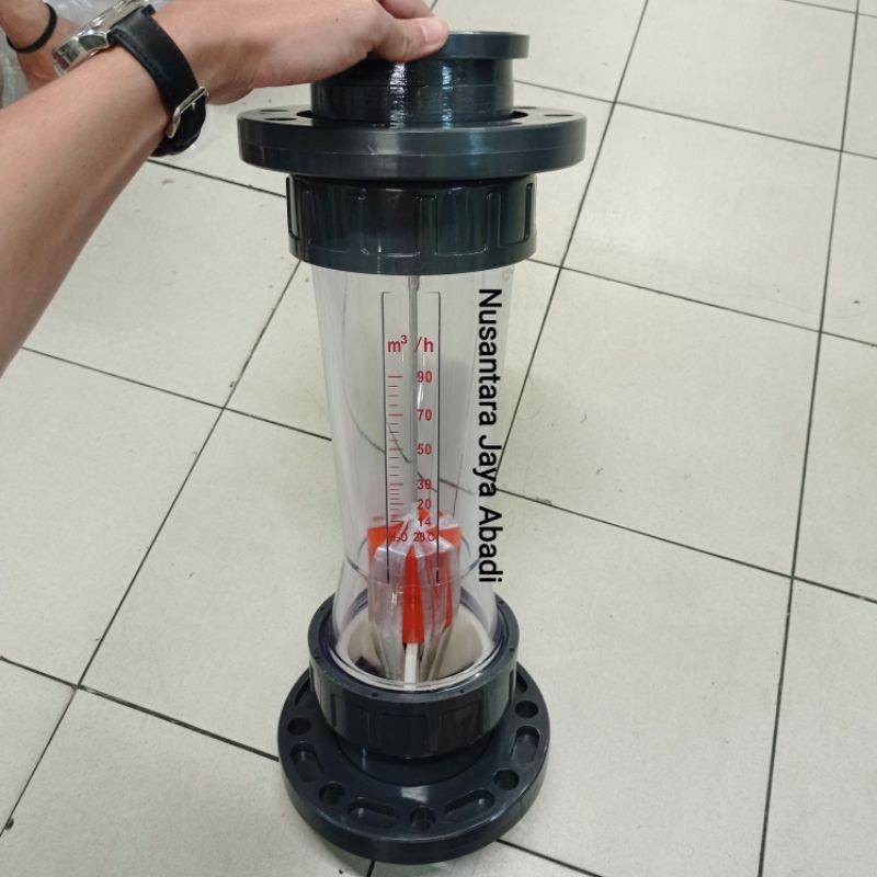Jual Flowmeter Rotameter Plastic Tube Flange 4 " inchi 90 m3/h | Shopee ...