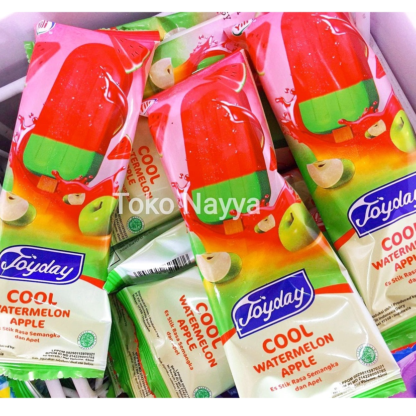 Jual Es Krim Joyday Cool Watermelon Apple - Es Stik Rasa Semangka Apel ...