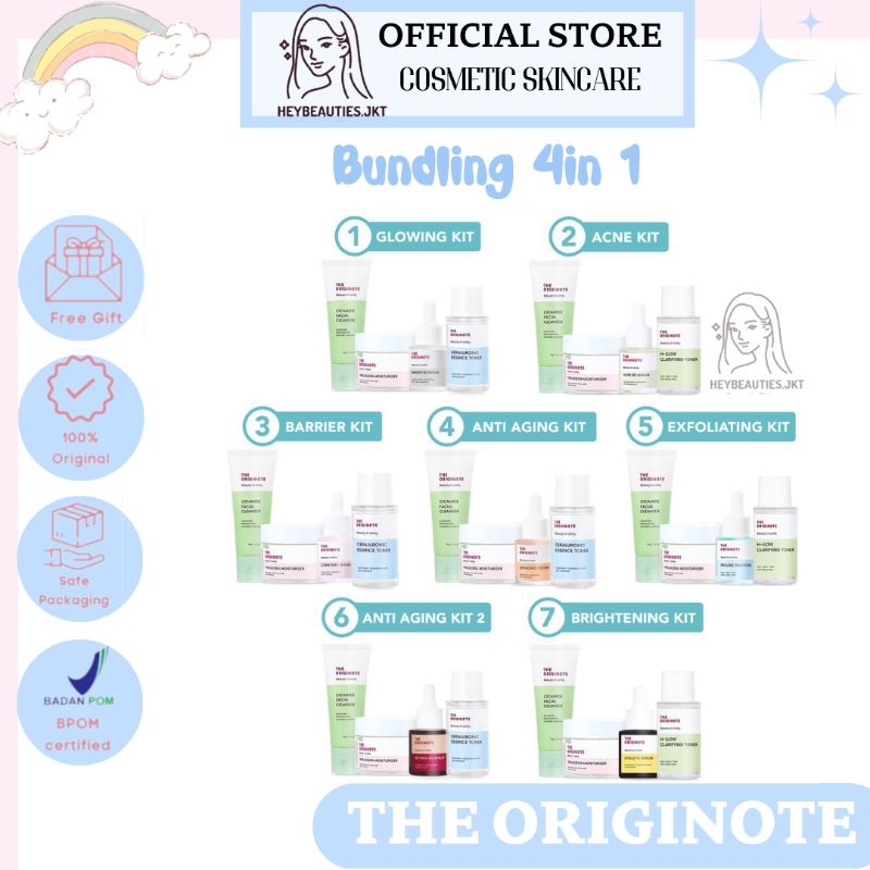 Jual [READY] SPECIAL BUNDLE 4in1 The Originote Paket Skincare Facial ...