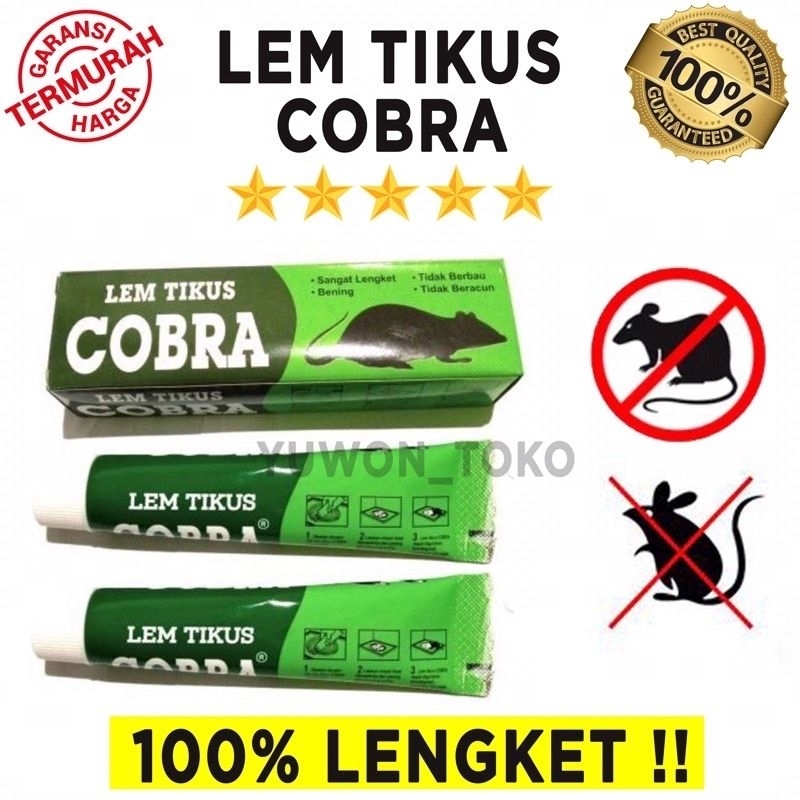 Jual Lem Tikus COBRA ORIGINAL Perangkap Tikus Super Lengket | Shopee ...